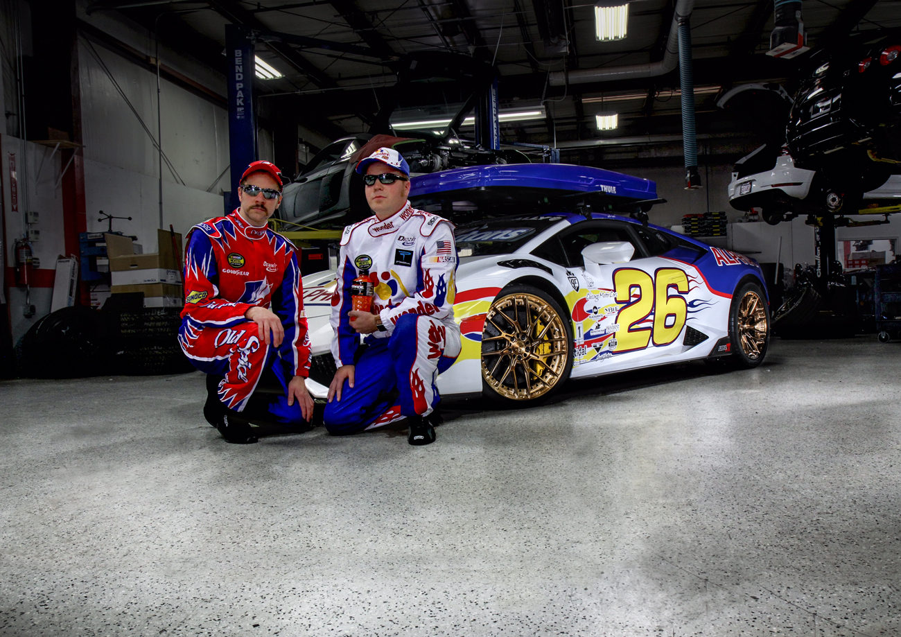 Cal Naughton Jr. and the Ricky Bobby GoldRush Lambo - Arne's Antics